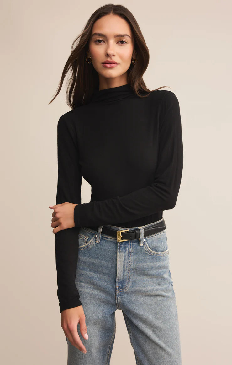 Lira Second Skin Top - Black – Red's Boutique Online